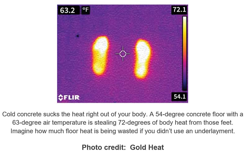 What tile backer products work with electric radiant floor heat?